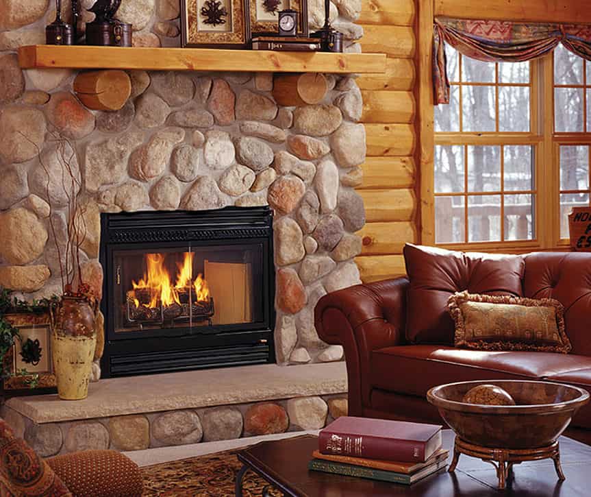 SC60 - wood traditional fireplace - Forge Distribution